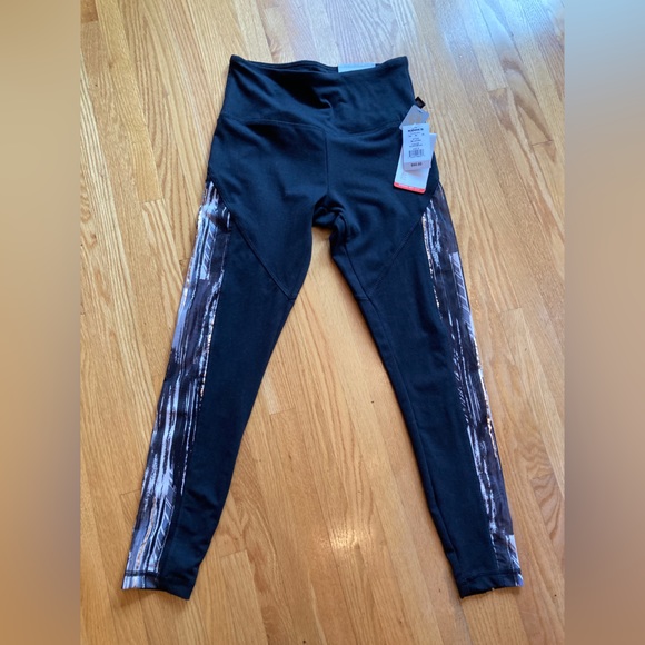 Marika | Pants & Jumpsuits | Marika Black Brush Strokes Sanded Dry Wick ...